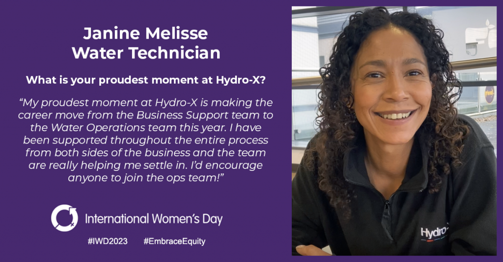 Janine Makes The Move To Water Operations